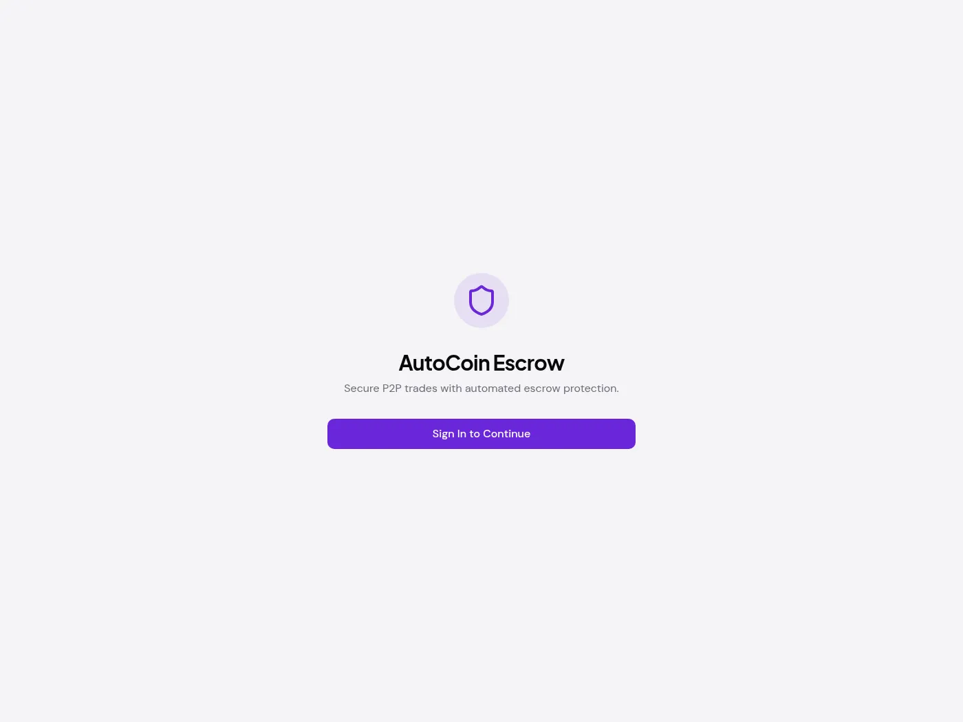 AutoCoin Escrow Platform