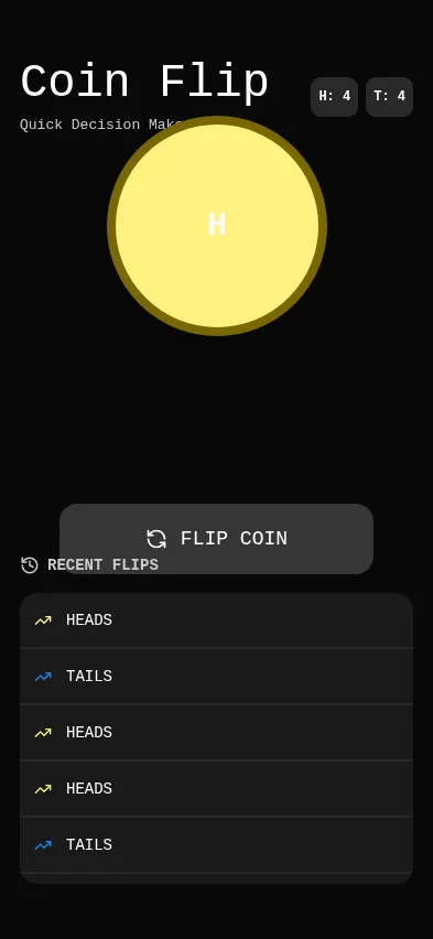 Coin Flip App