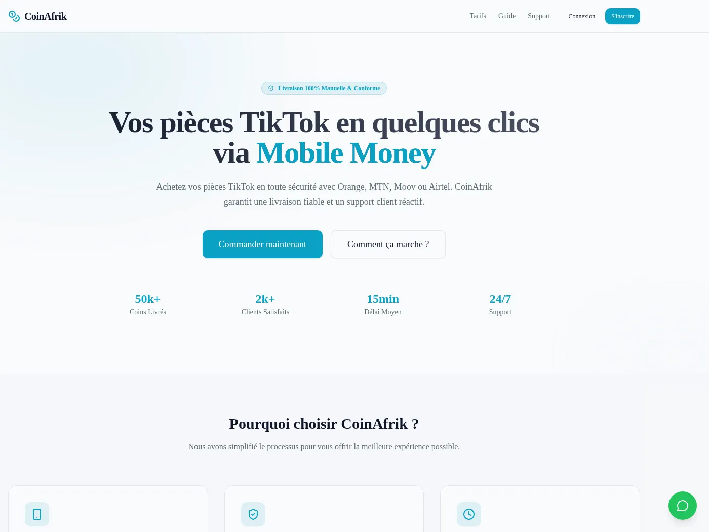 CoinAfrik TikTok Coin Shop
