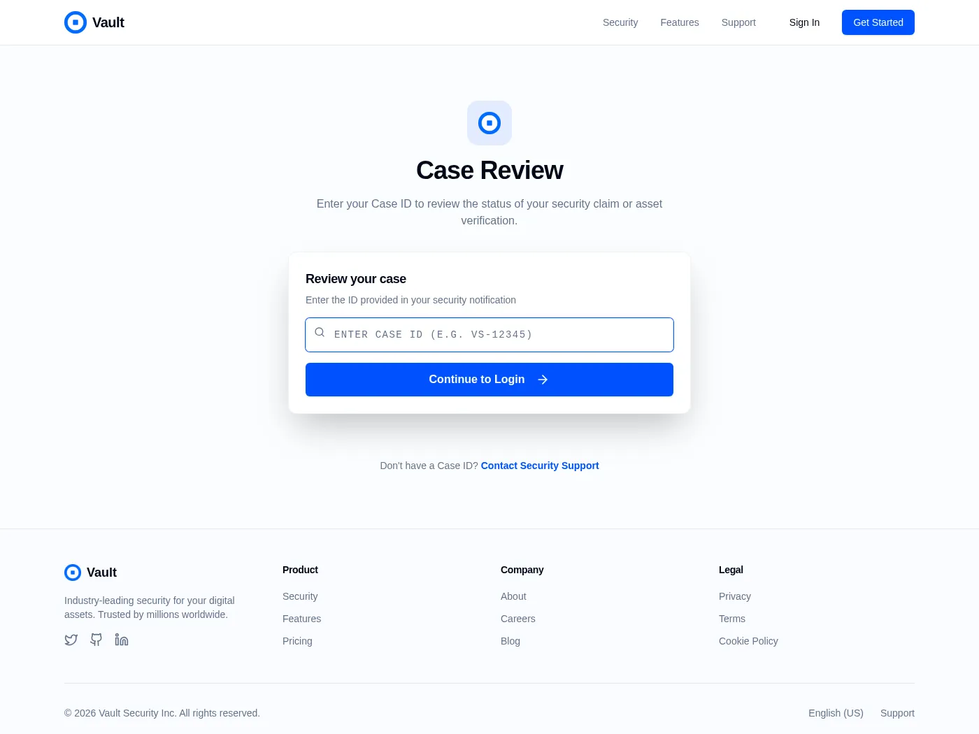 CoinBase Security Clone