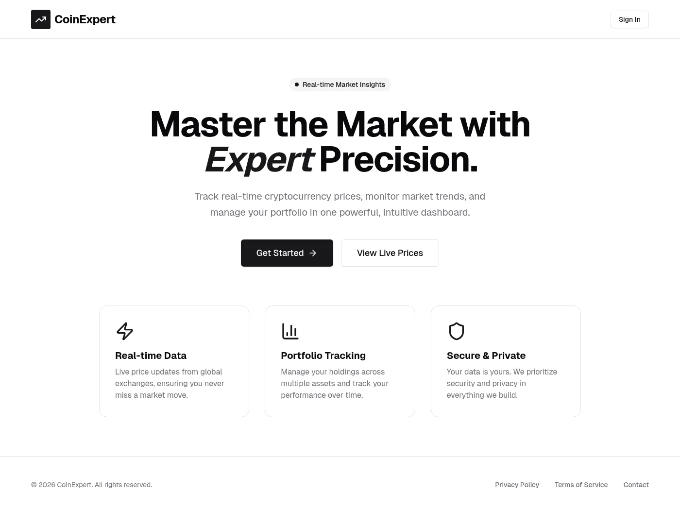 CoinExpert Clone