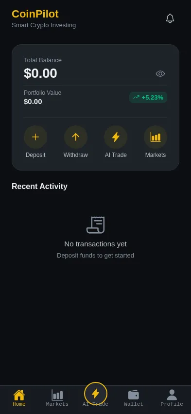 CoinPilot AI Invest