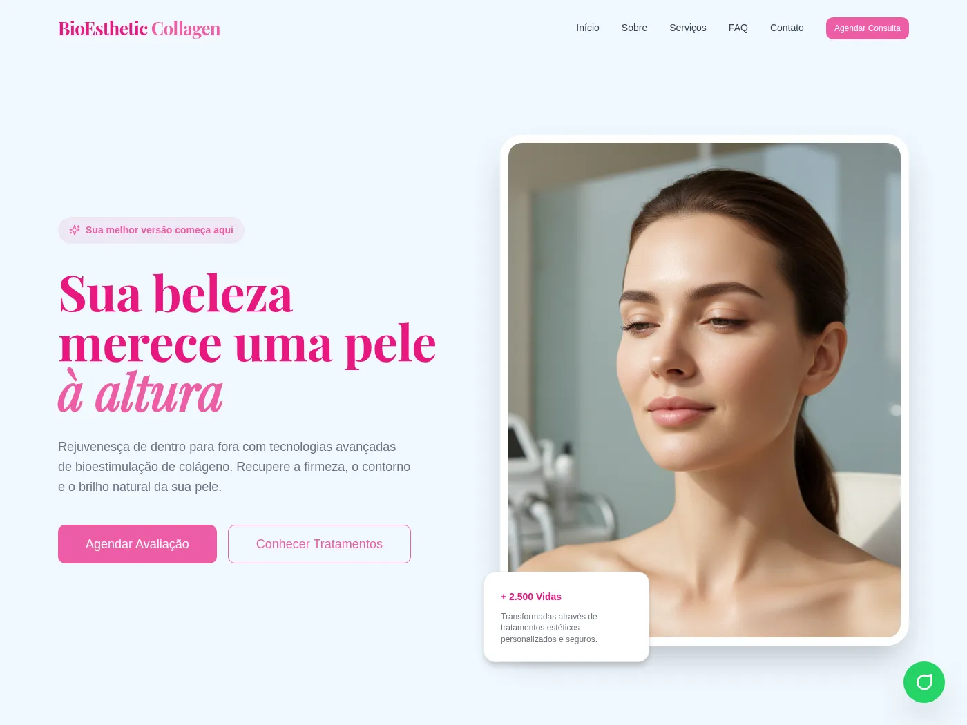 Colageno Site Redesign