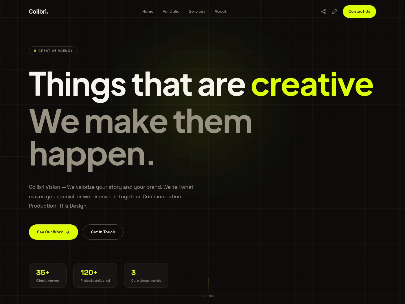 Colibri Style Landing Page