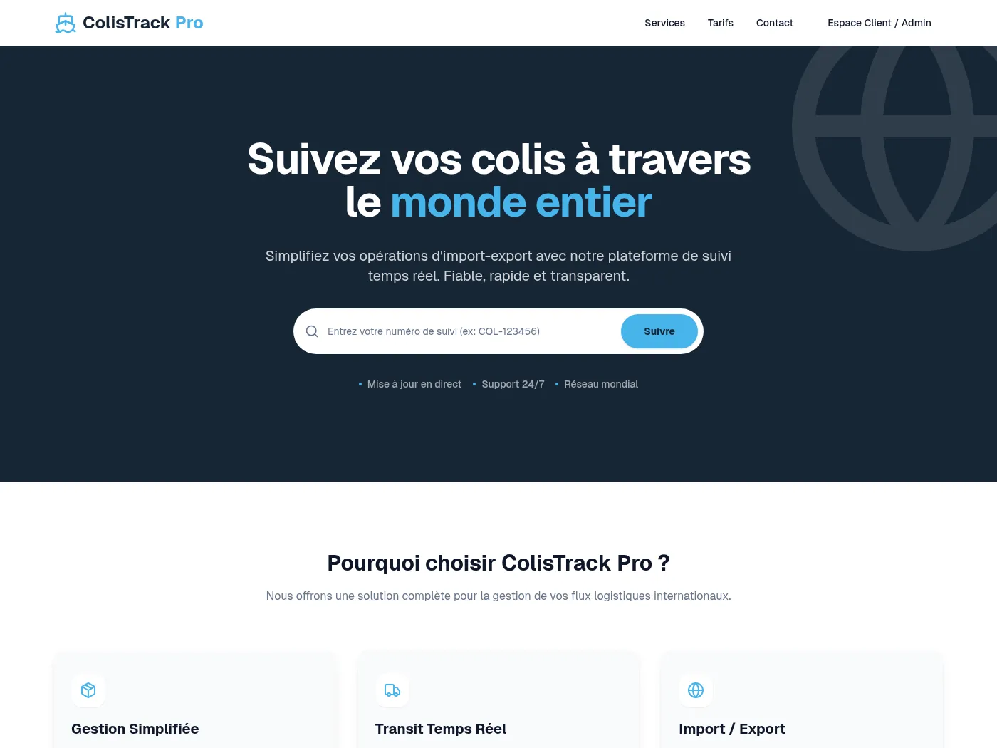 ColisTrack Pro