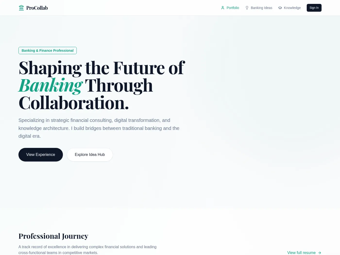 ProCollab Portfolio