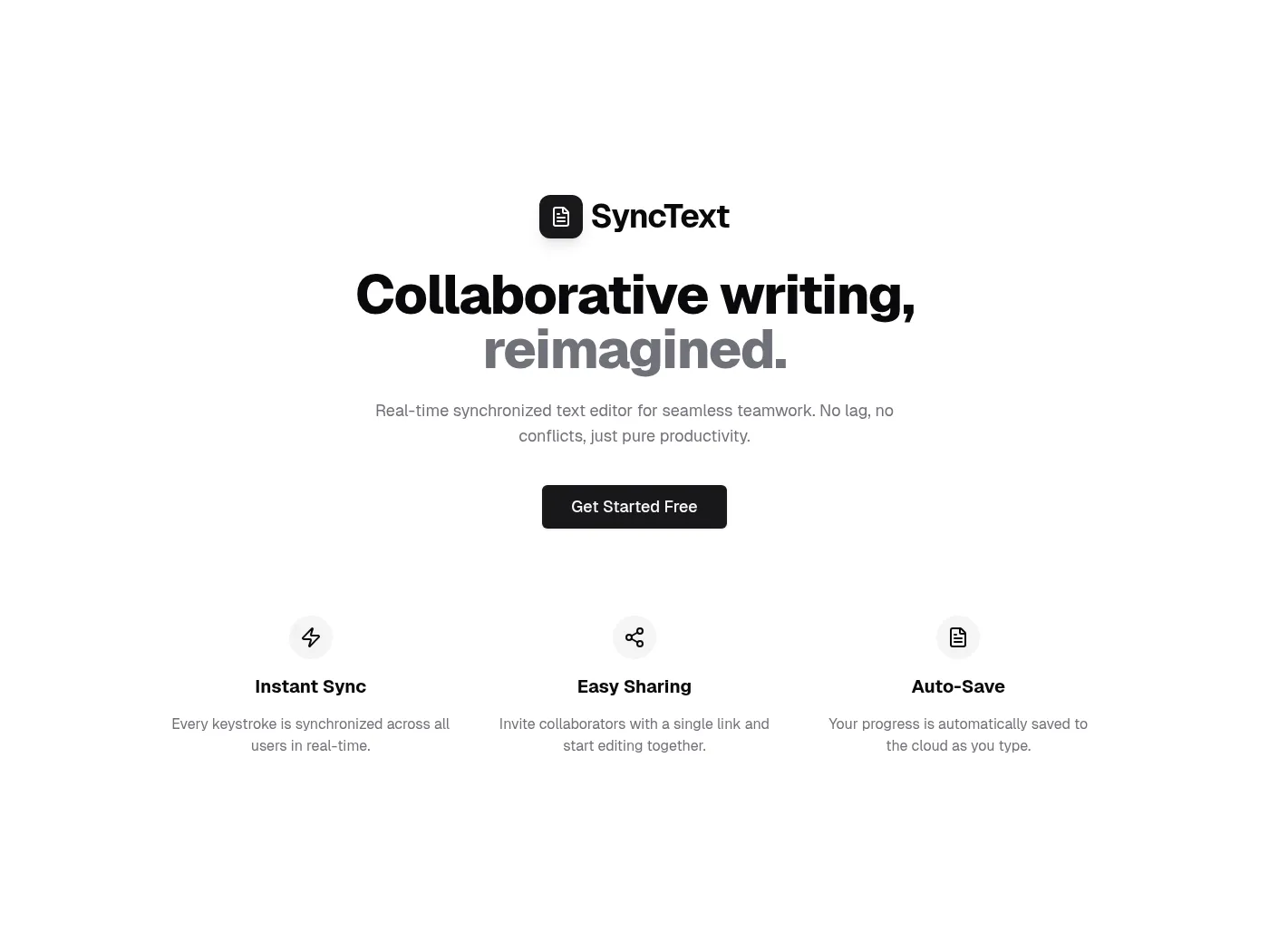 SyncText Editor
