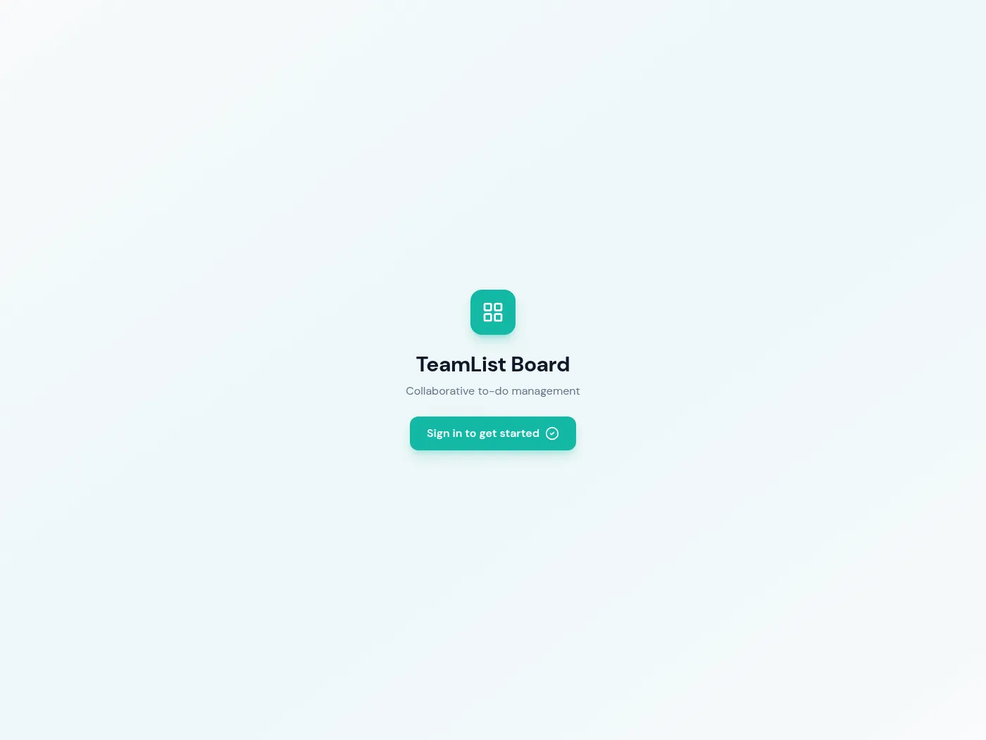 TeamList Board