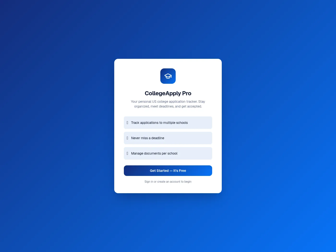 CollegeApply Pro