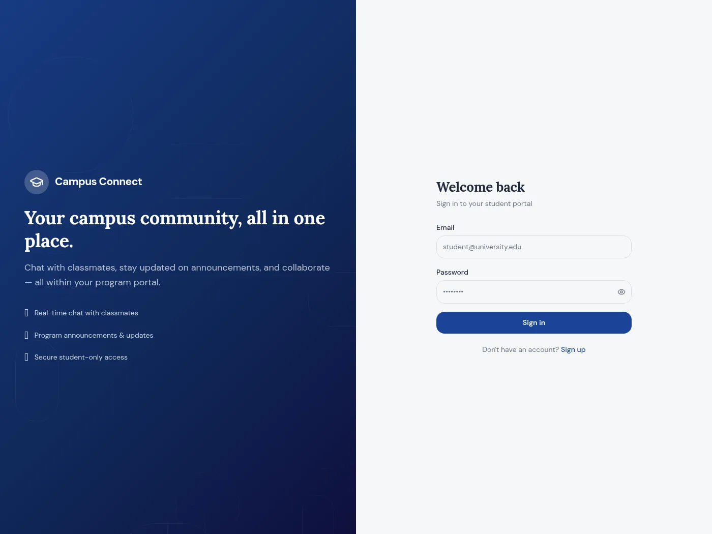 Campus Connect Portal