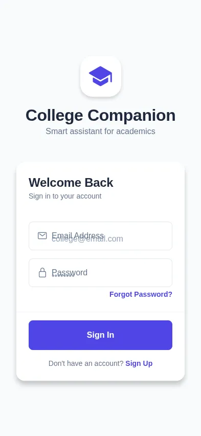 College Companion AI