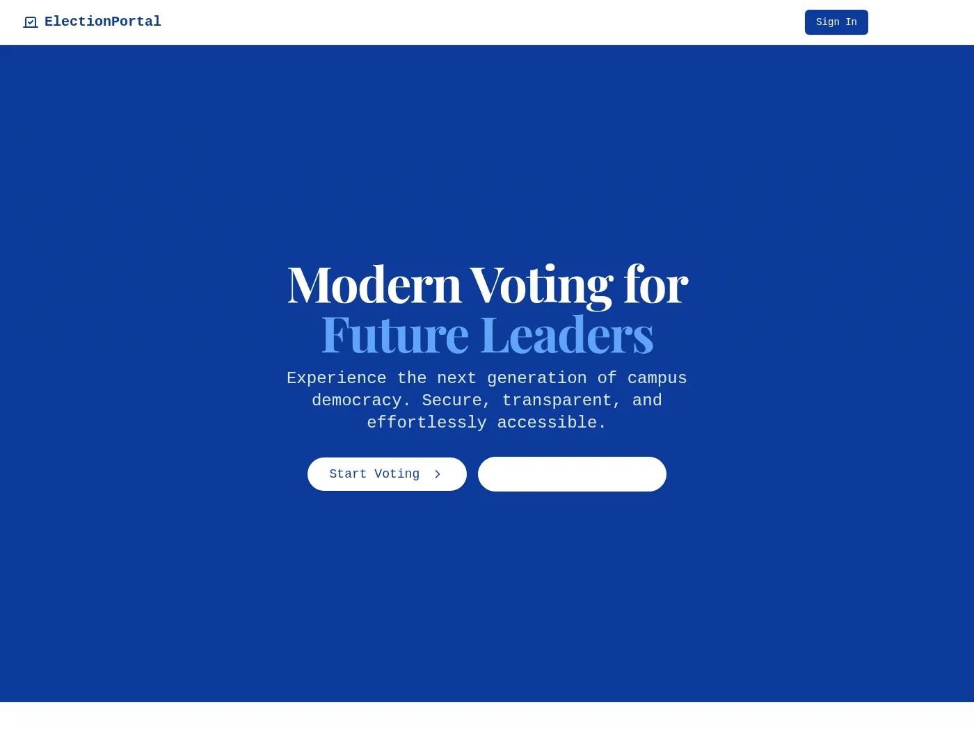 College Election Portal