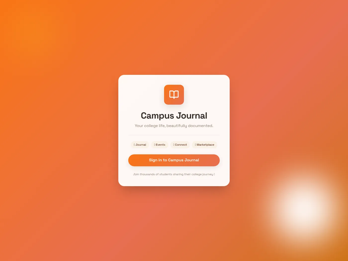 College Journal Hub