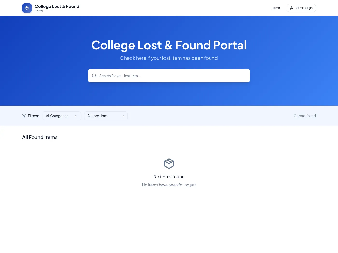 College Lost & Found