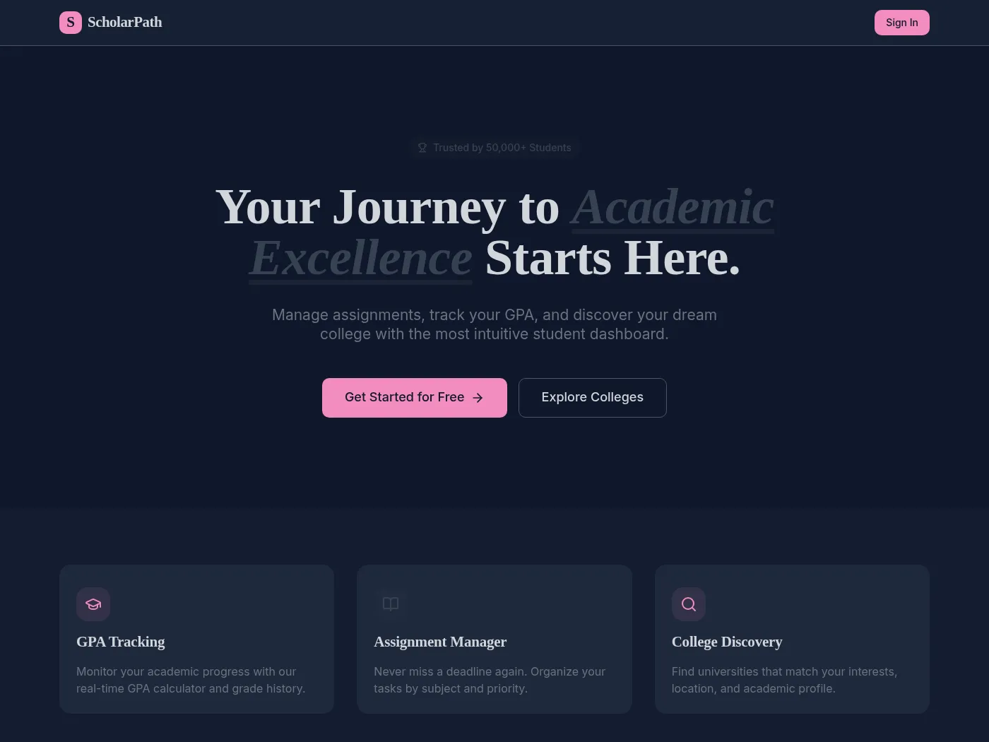 College Prep Tracker