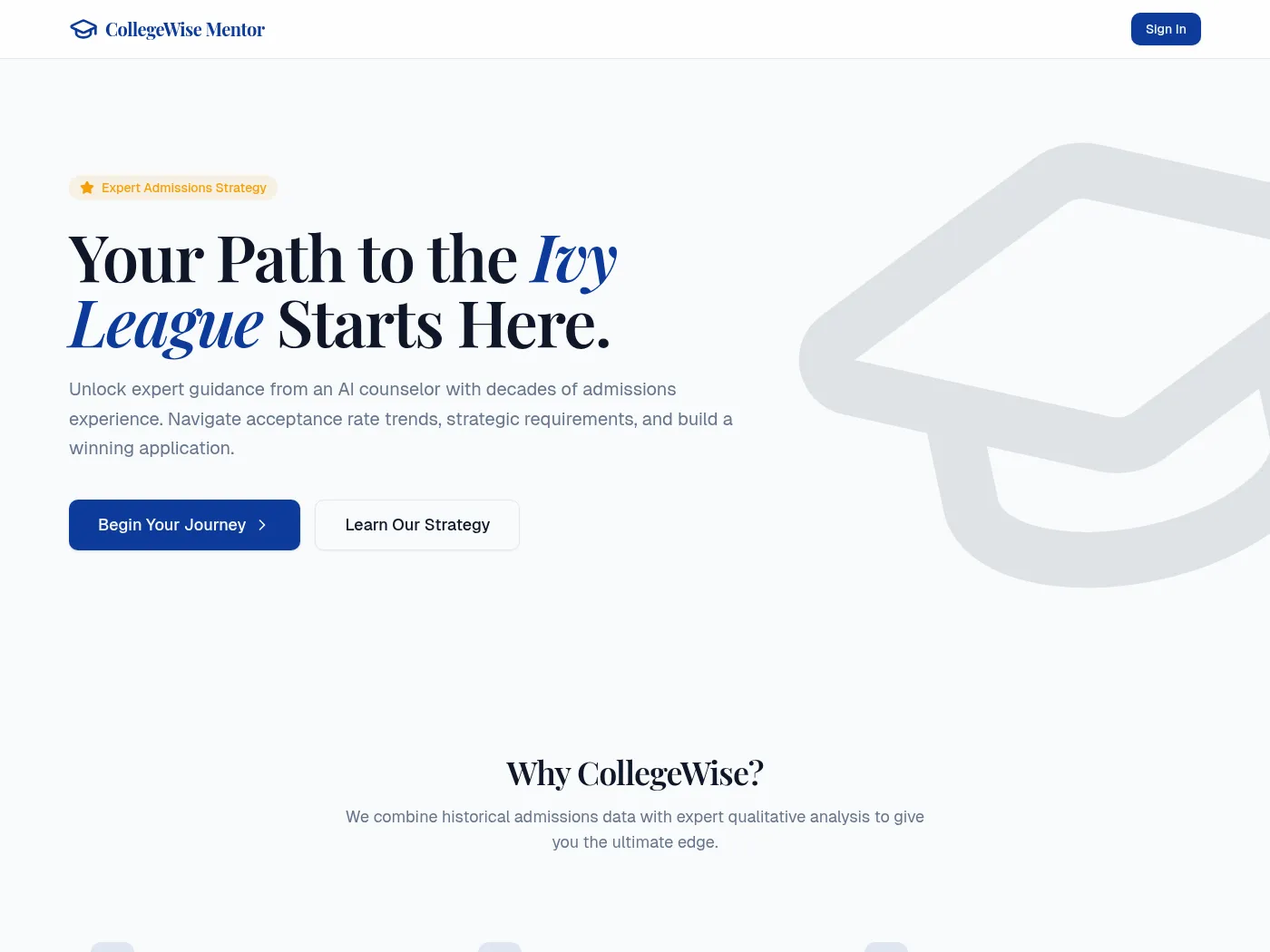 CollegeWise Mentor