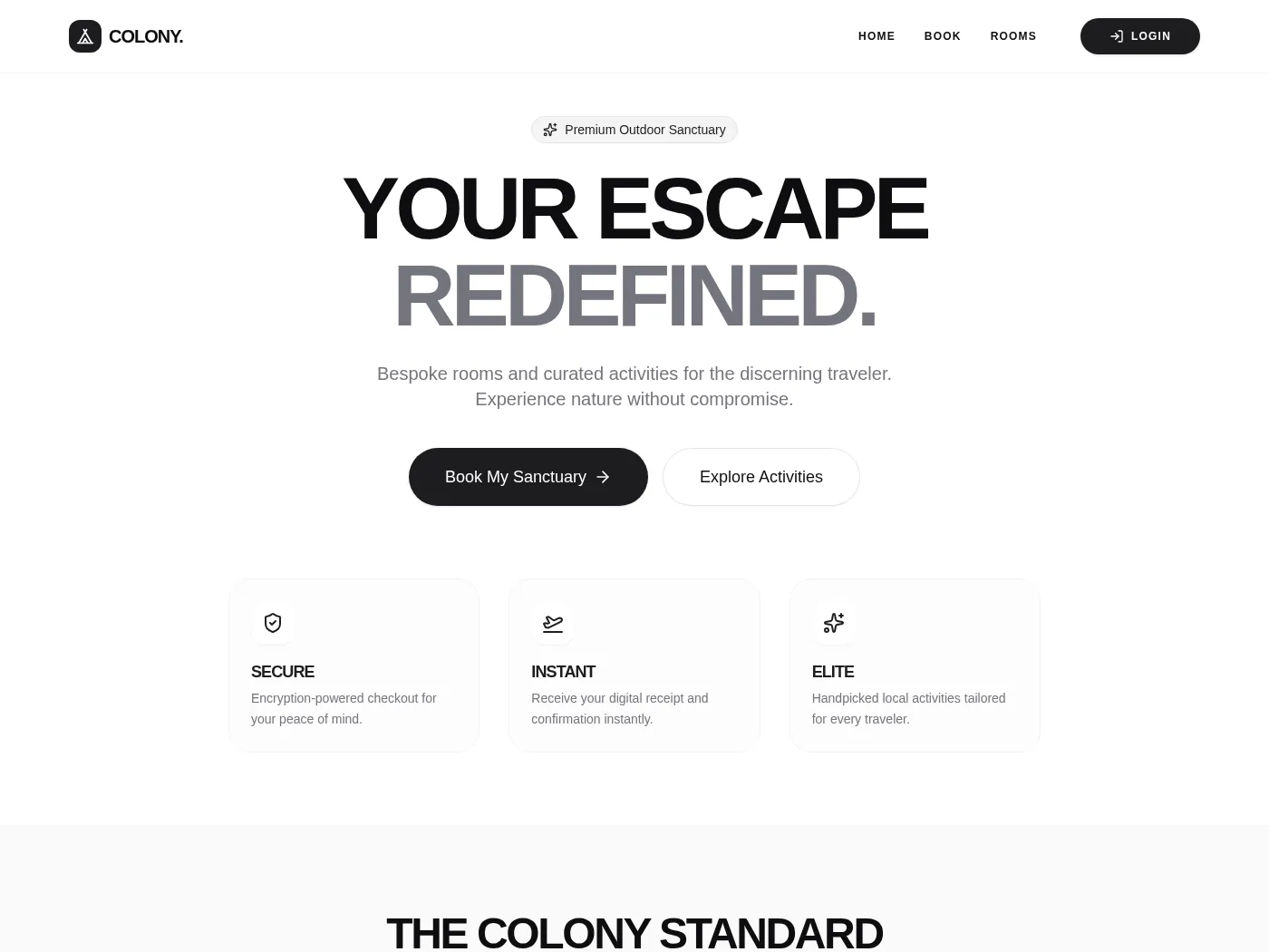 Colony Booking Portal