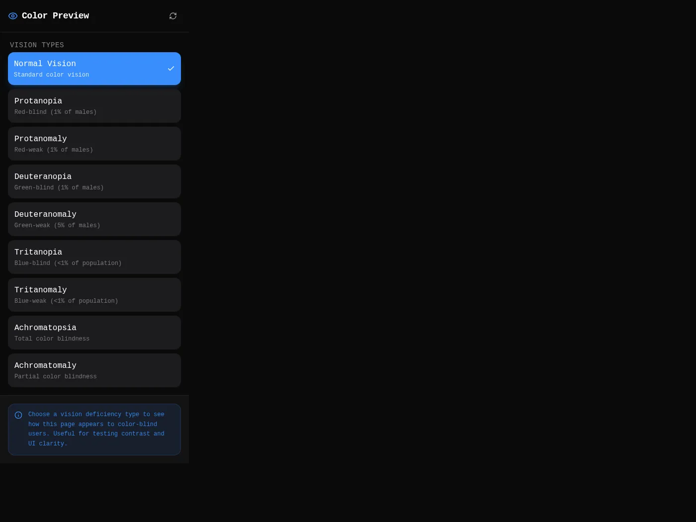 Color Blind Preview