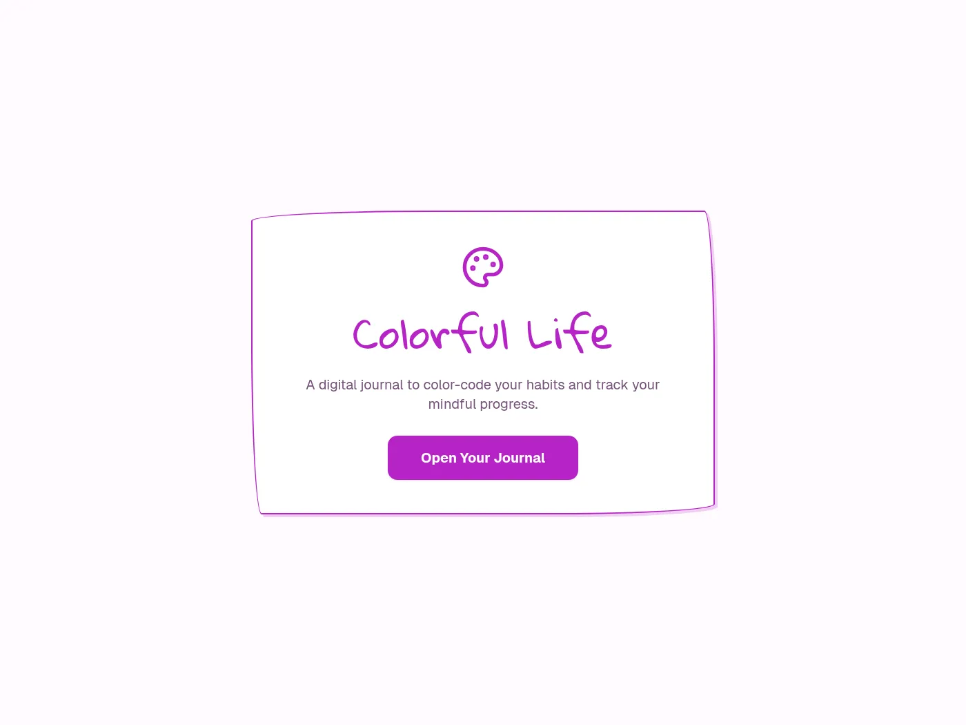 Colorful Life Journal