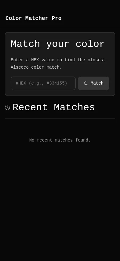 Color Matcher Pro