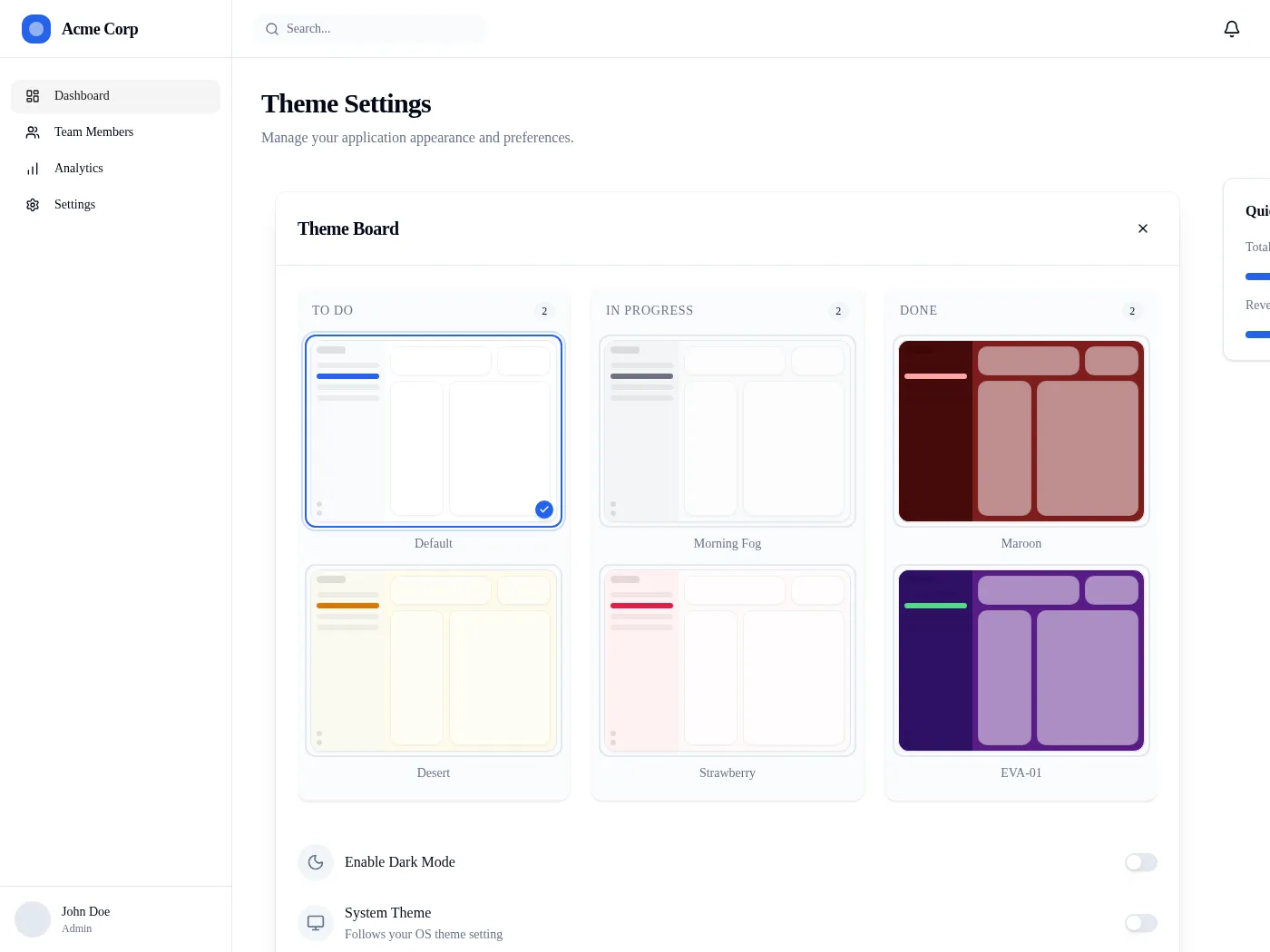 Color Theme Switcher