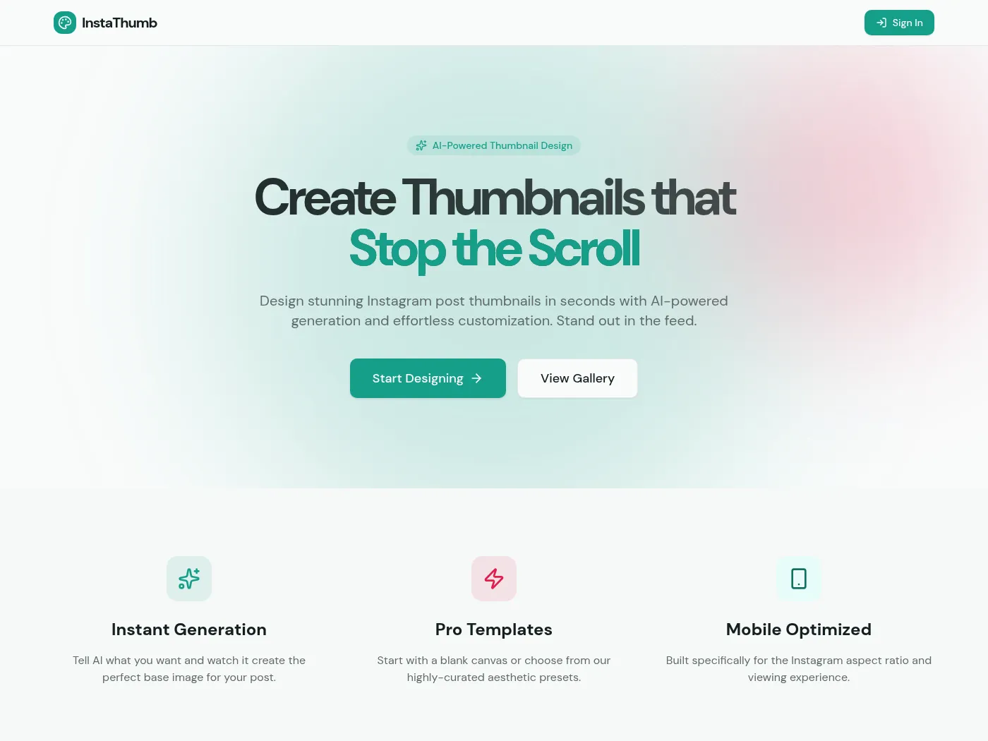 Colorful Thumbnail Generator