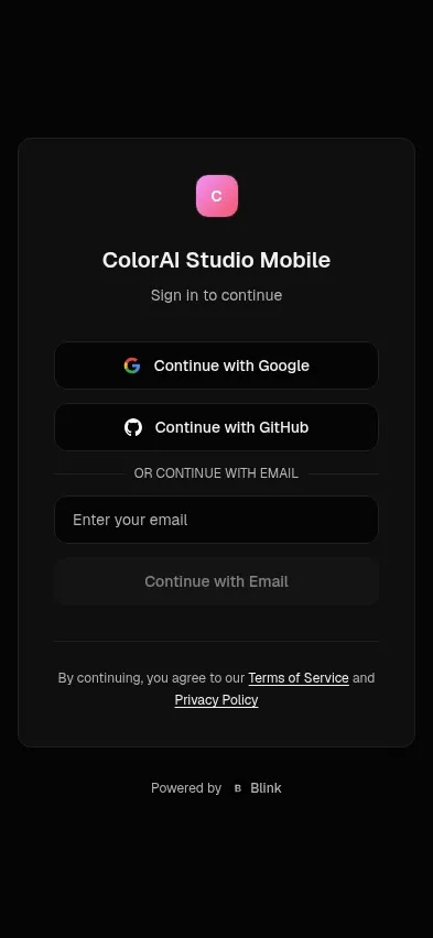 ColorAI Studio Mobile