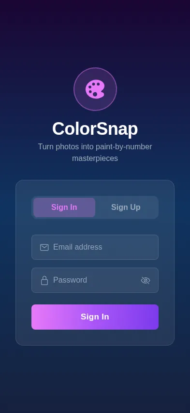 ColorSnap Paint by numbers