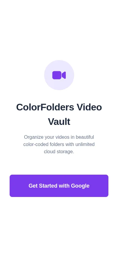 ColorFolders Video Vault