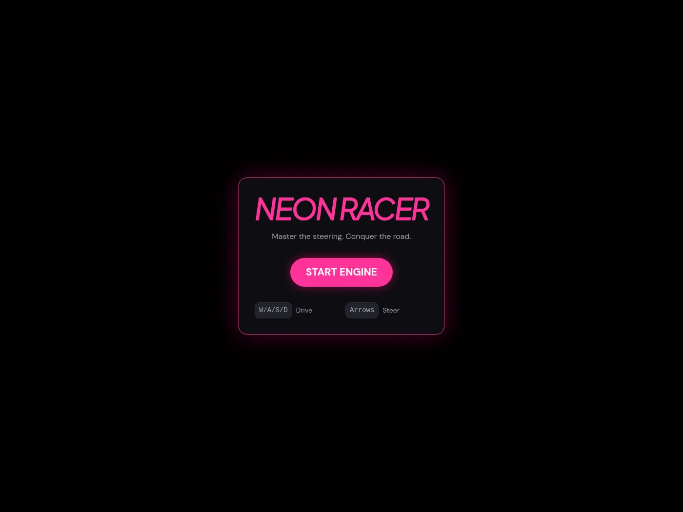 Colorful 3D Car Racer
