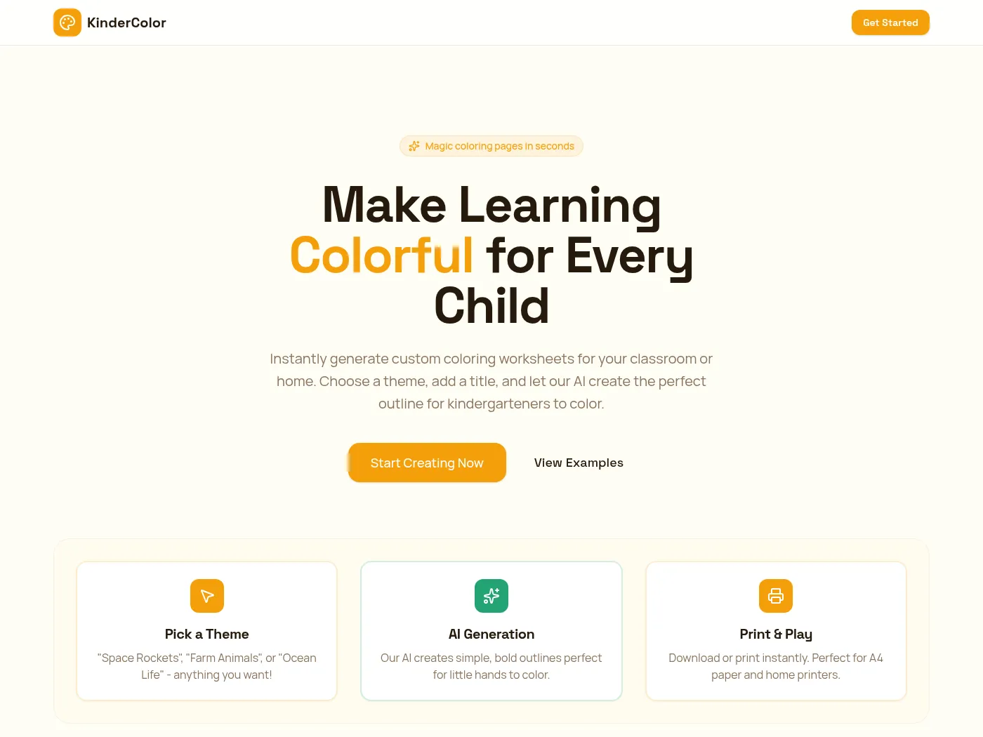 KinderColor Creator