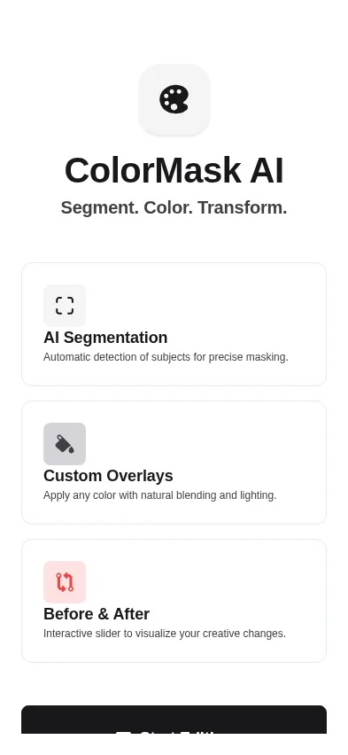 ColorMask AI Showcase