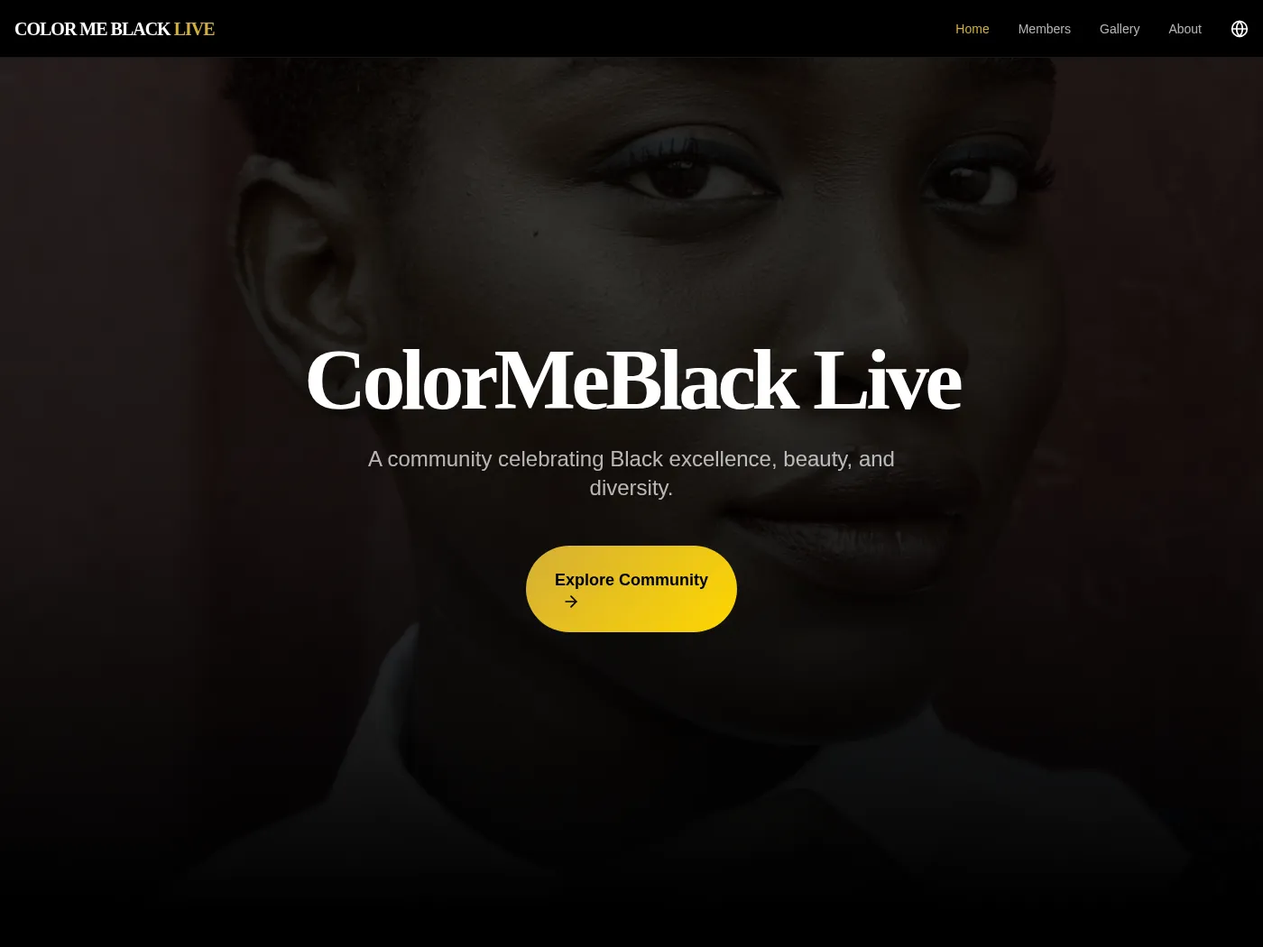 ColorMeBlack Live Site