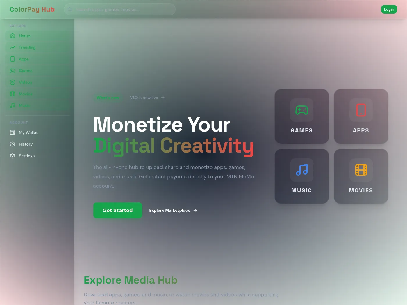 ColorPay Media Hub