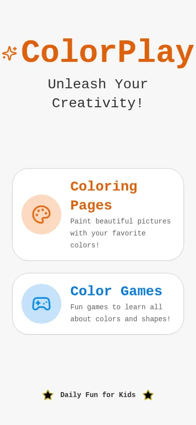 ColorPlay Kids App