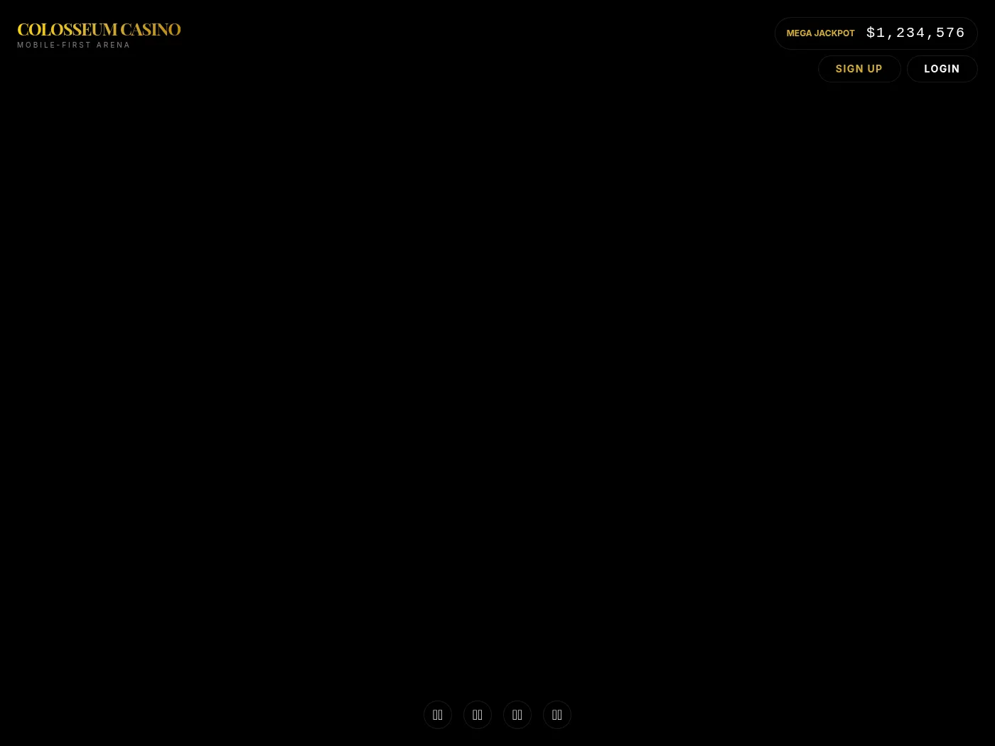 Colosseum Casino Web App
