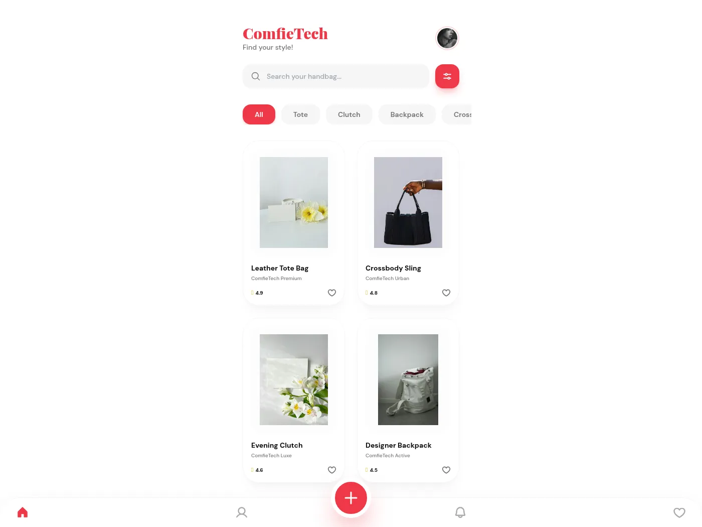 ComfieTech Handbag Storefront