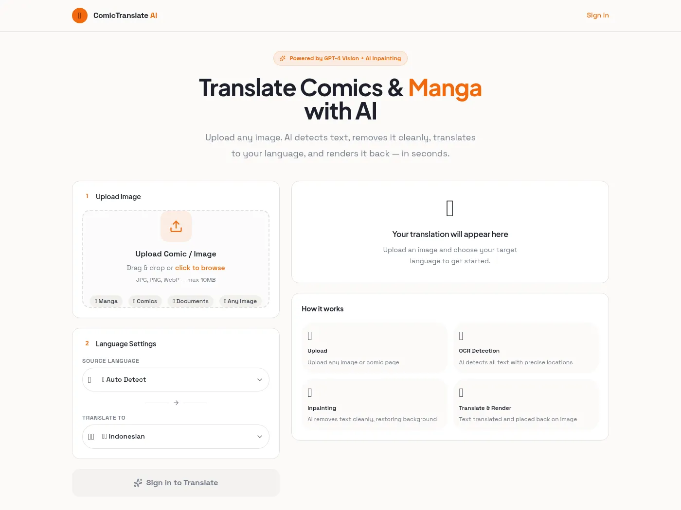 ComicTranslate AI