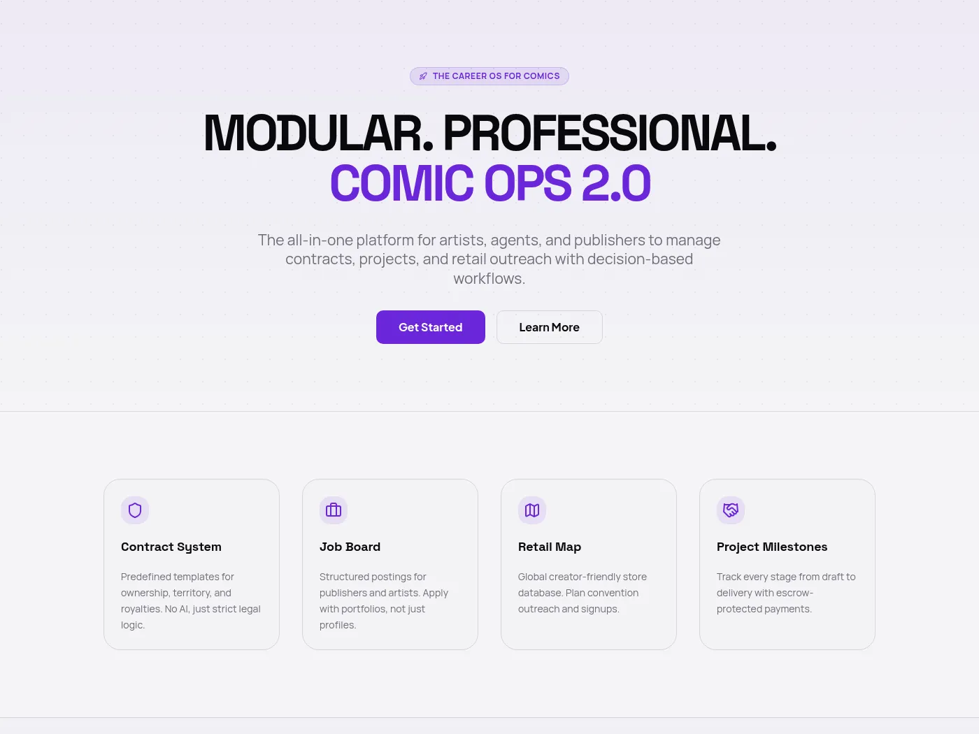 ComicOps 2.0 SaaS Platform