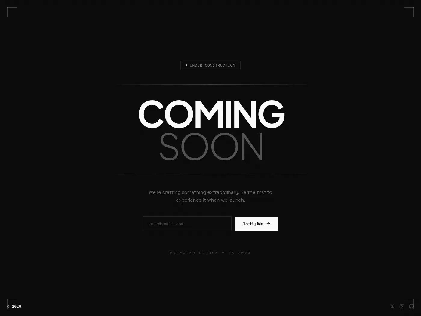 Monochrome Coming Soon