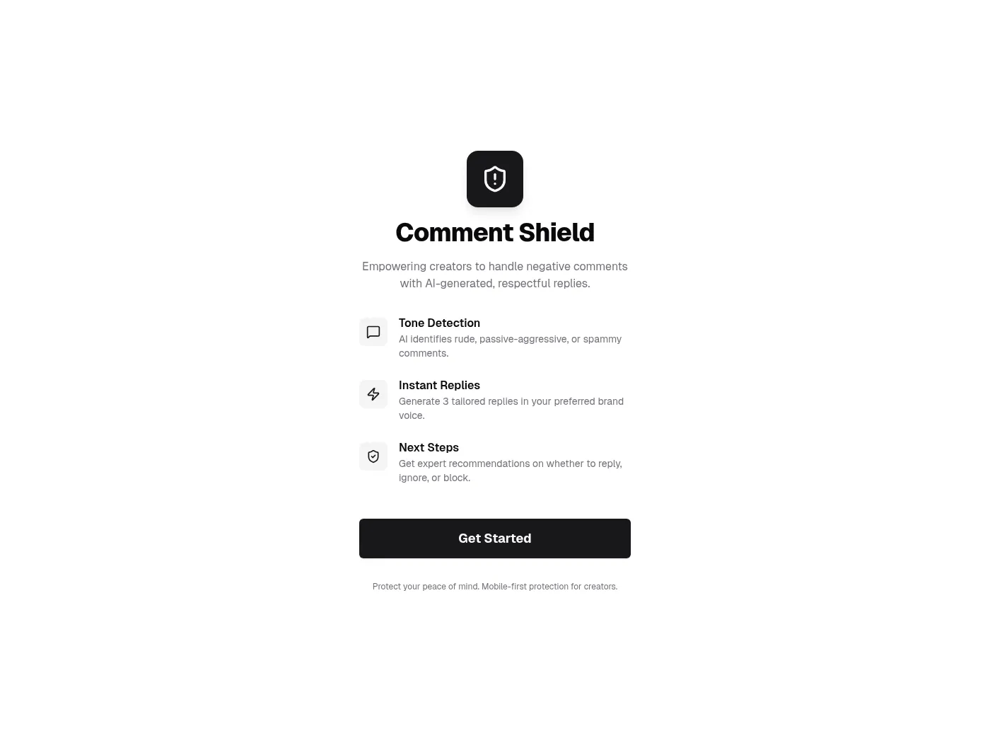 Comment Shield