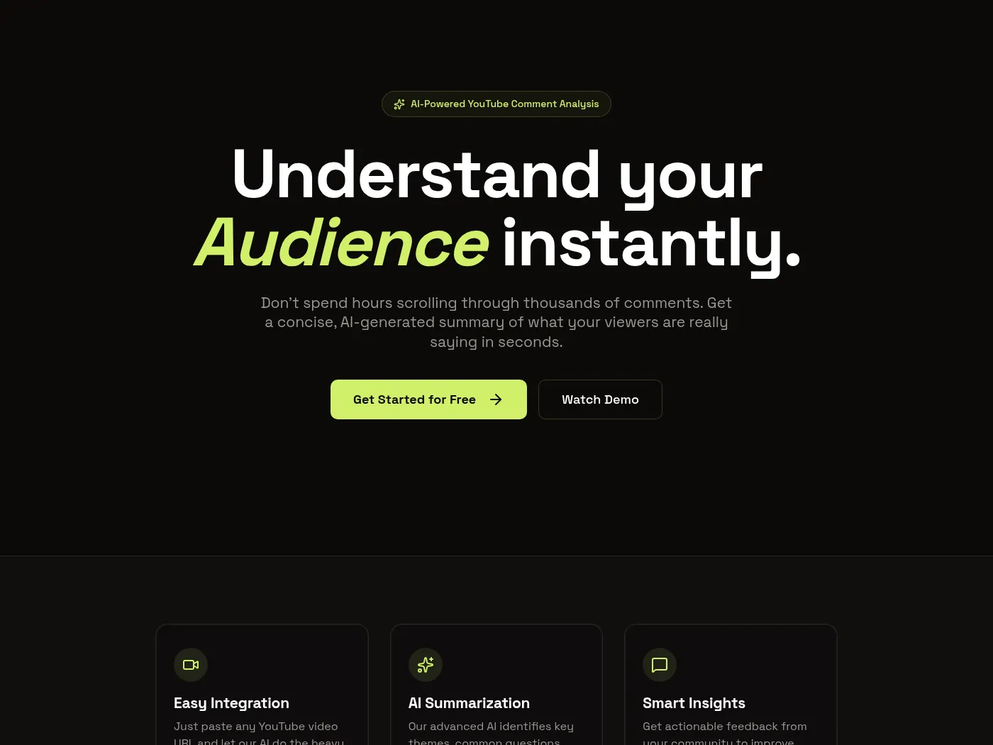 Comment Summarizer AI