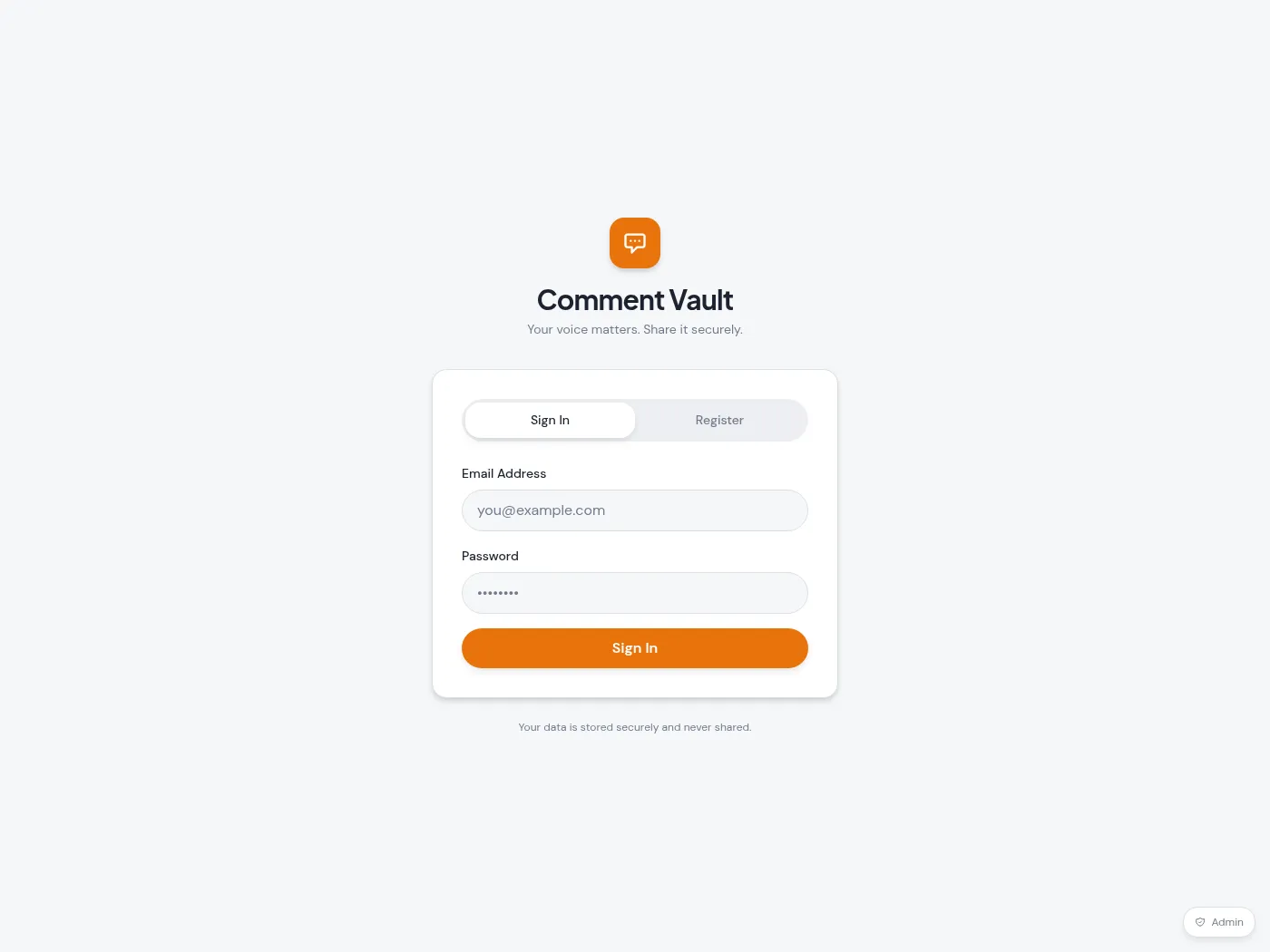 Comment Vault