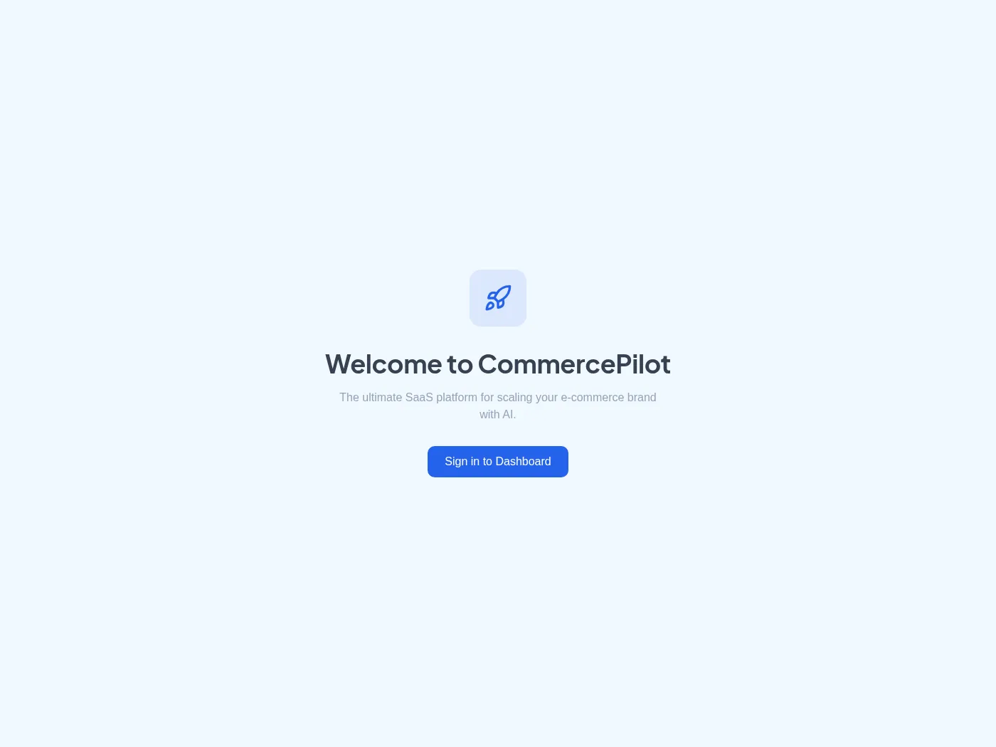 CommercePilot SaaS