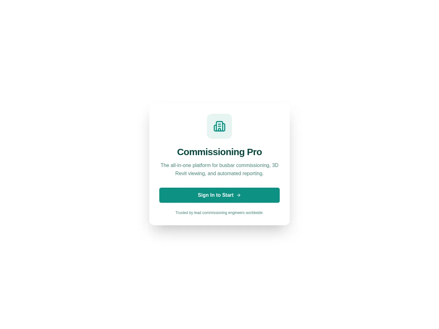 Commissioning Pro Manager