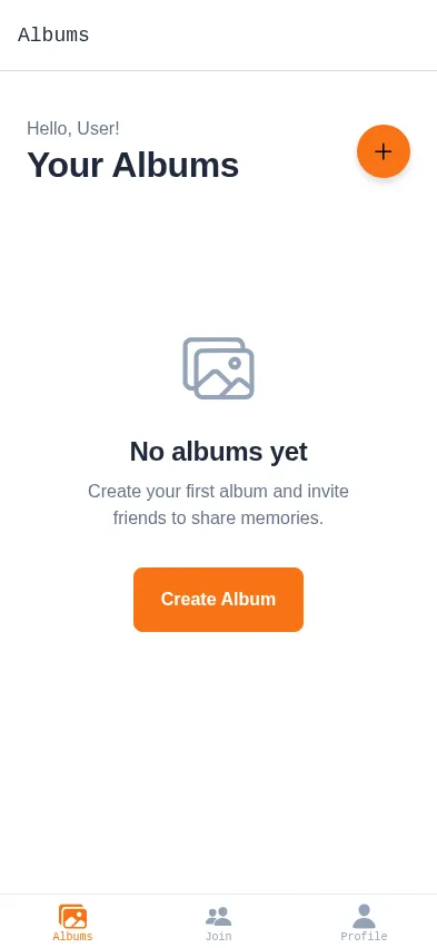 Community Album App
