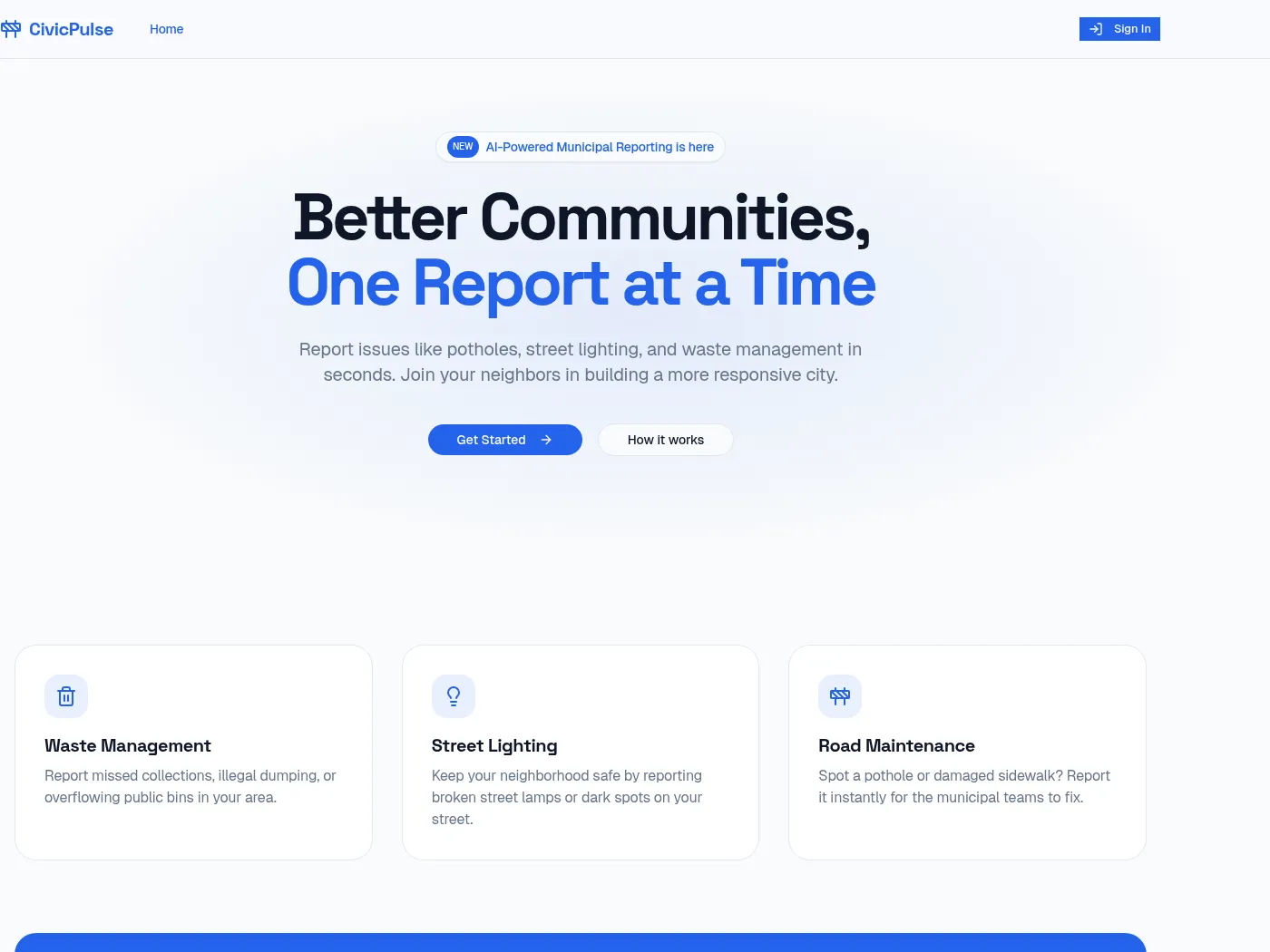 Community Complaints Hub