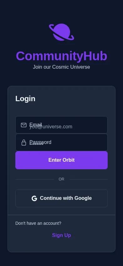CommunityHub Mobile