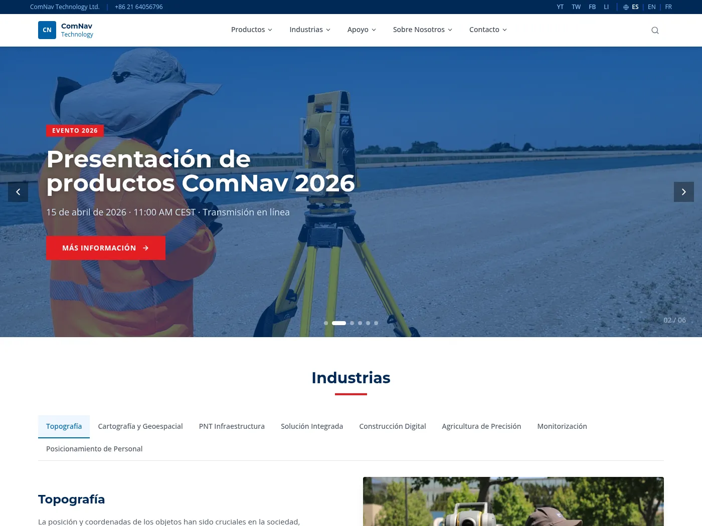 ComNavTech Web Clone