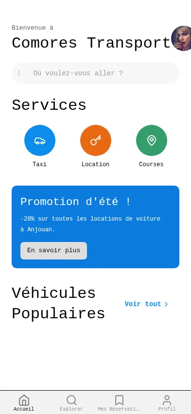 Comores Transport Hub